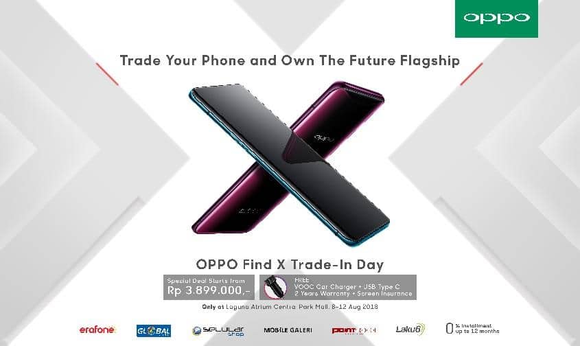 OPPO Selenggarakan Penjualan Perdana dan Trade-In Day OPPO Find X di Indonesia - GadgetHolic.id